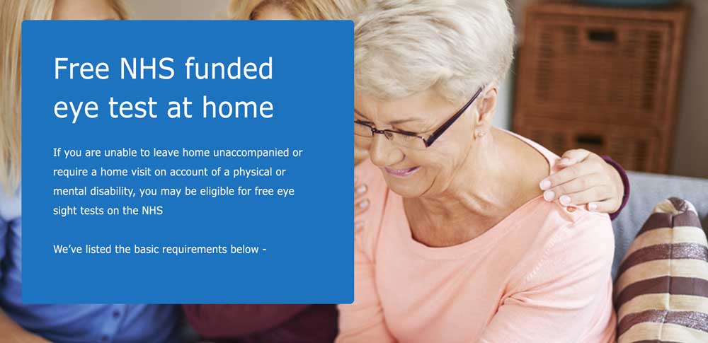 NHS Eye Test At Home Contact Home Eyecare Home Eyesight Test